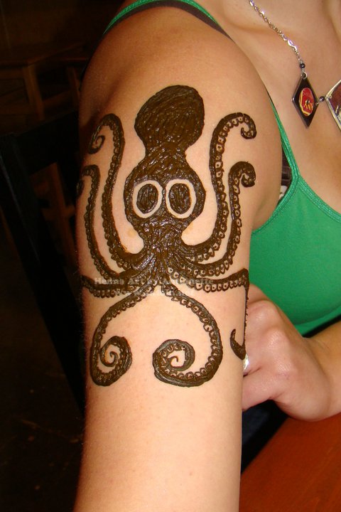 House InsideOut: Ancient Minoan Octopus Meets Modern Body Art
