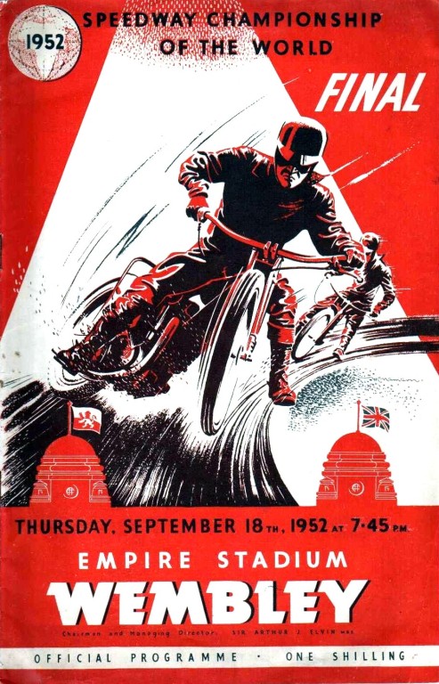 MOTORCYCLE 74: Speedway world championship poster