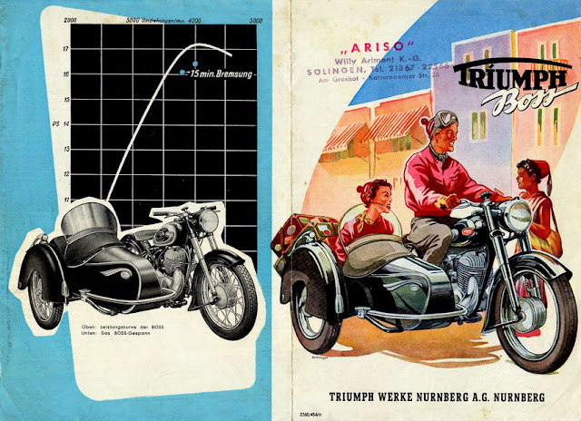 MOTORCYCLE 74: Triumph - Boss seitenwagen