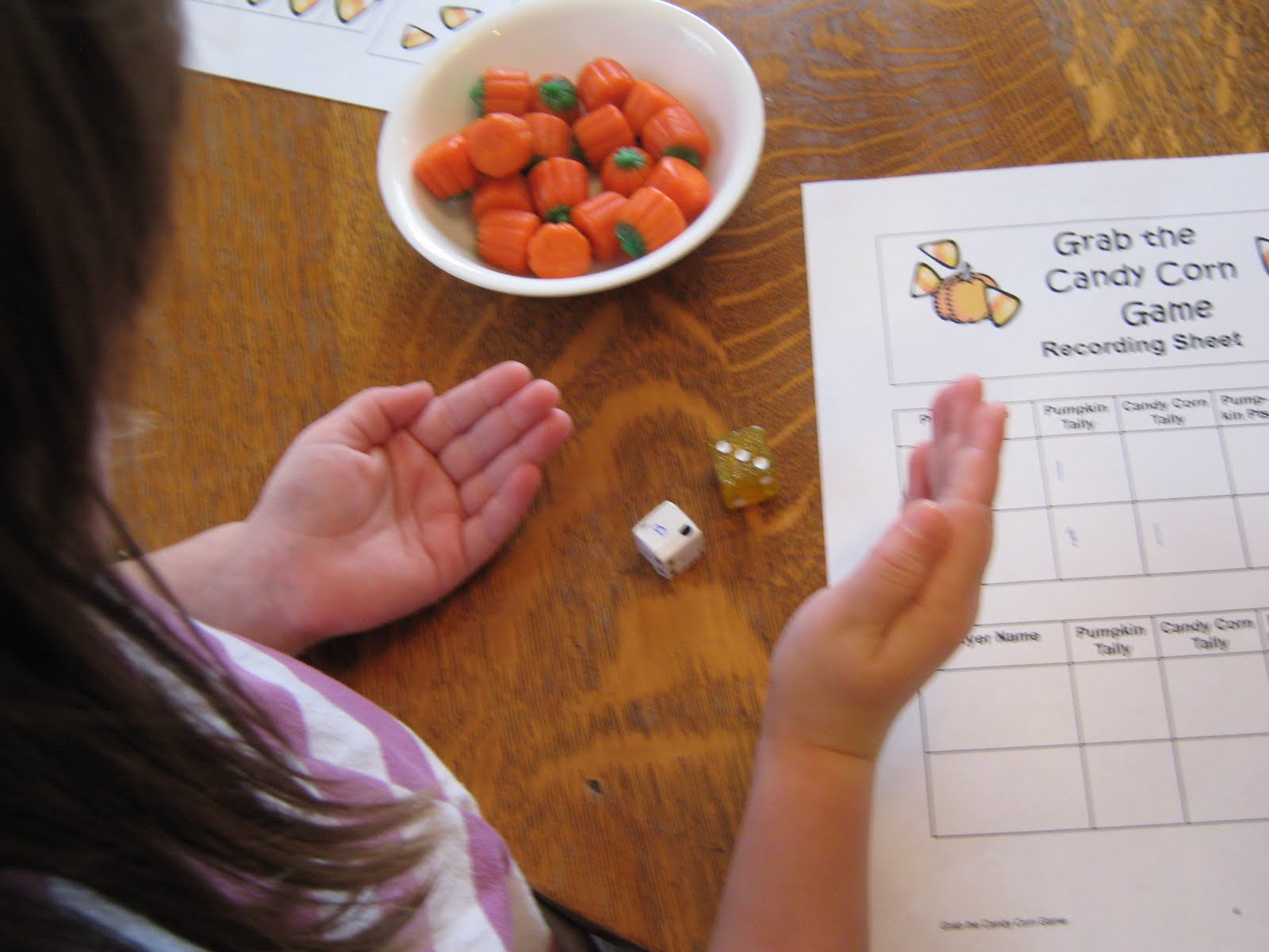 Almost Unschoolers: Candy Corn Math