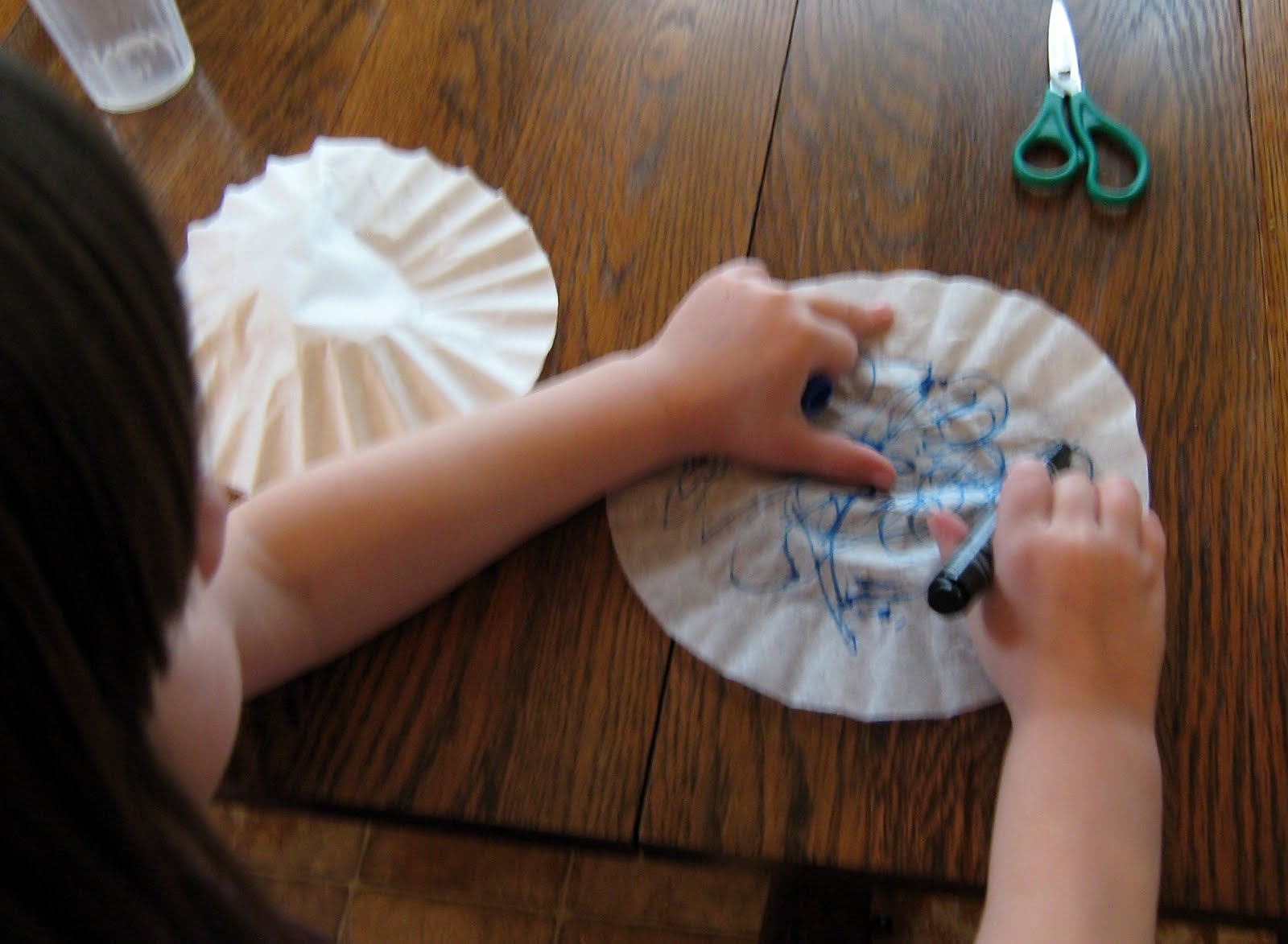 Almost Unschoolers: Freezing Rain Snowflake Craft