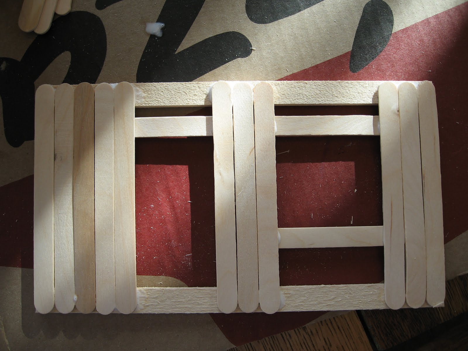 Almost Unschoolers: Basswood and Popsicle Stick Doll House (Man of the ...