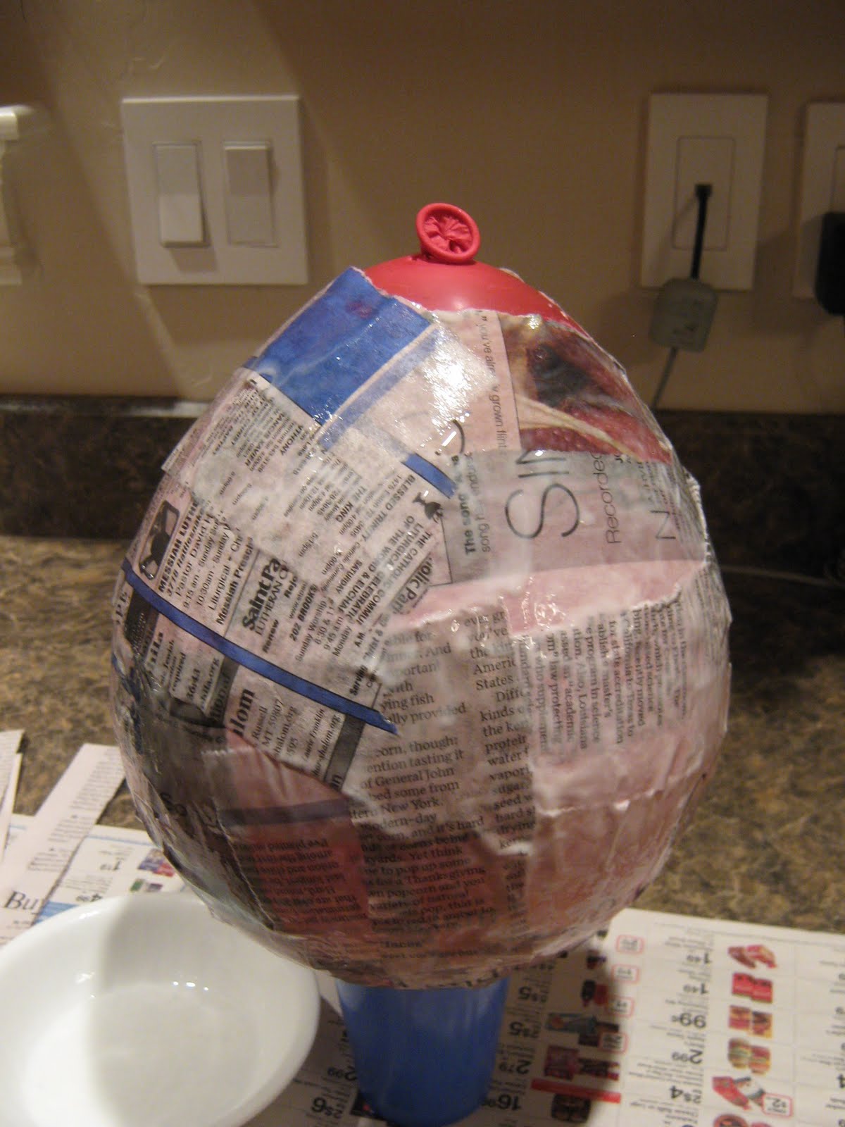 Almost Unschoolers: How To Make An Octopus Pinata