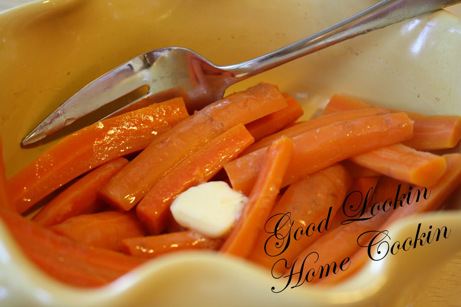 Good Lookin Home Cookin: Baked Buttered Carrots