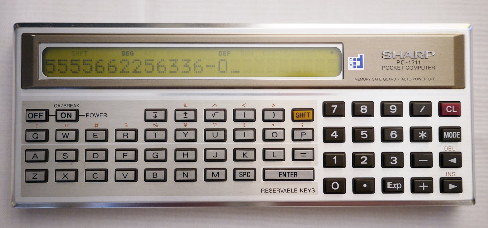 Pack Rat: Sharp Pocket Computer PC-1211