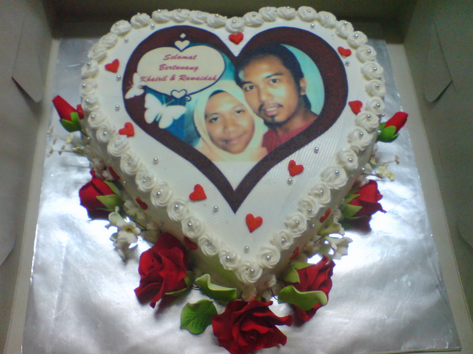 la dolce: Tempahan Kek love Nora