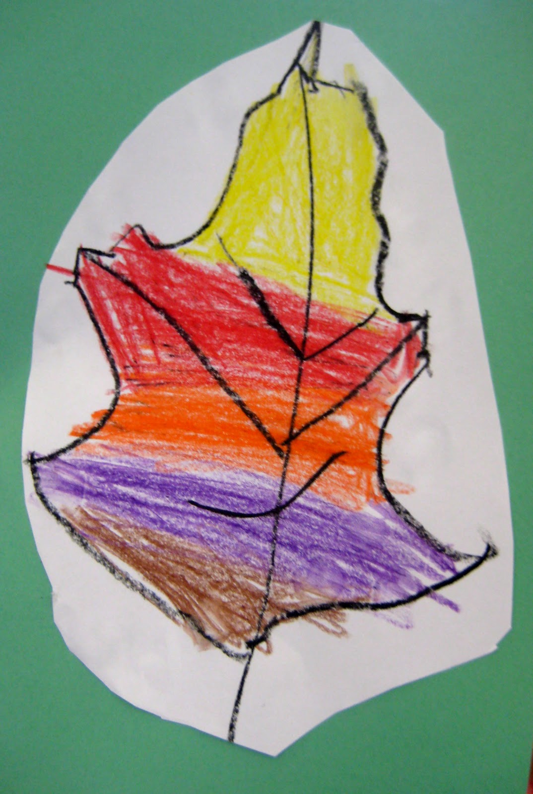 A Primary Pickle: Kindergarten Leaf Drawings