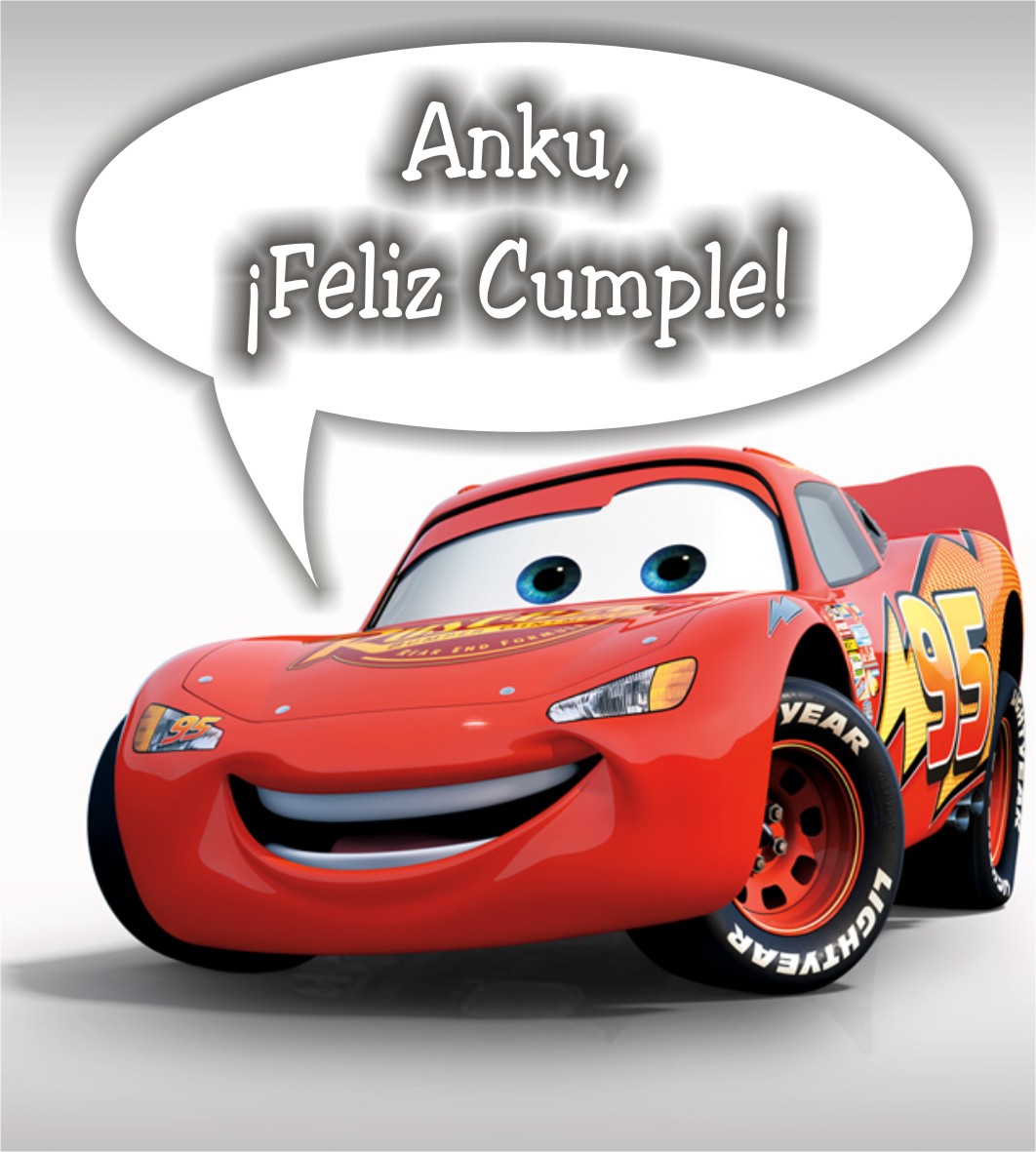 Feliz cumpleaños cars - Imagui