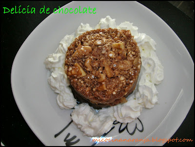 MI COCINA NARANJA: Delícia de chocolate en 3 minutos