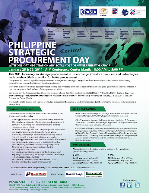 Procurement and Sourcing Institute of Asia: Philippine Strategic ...