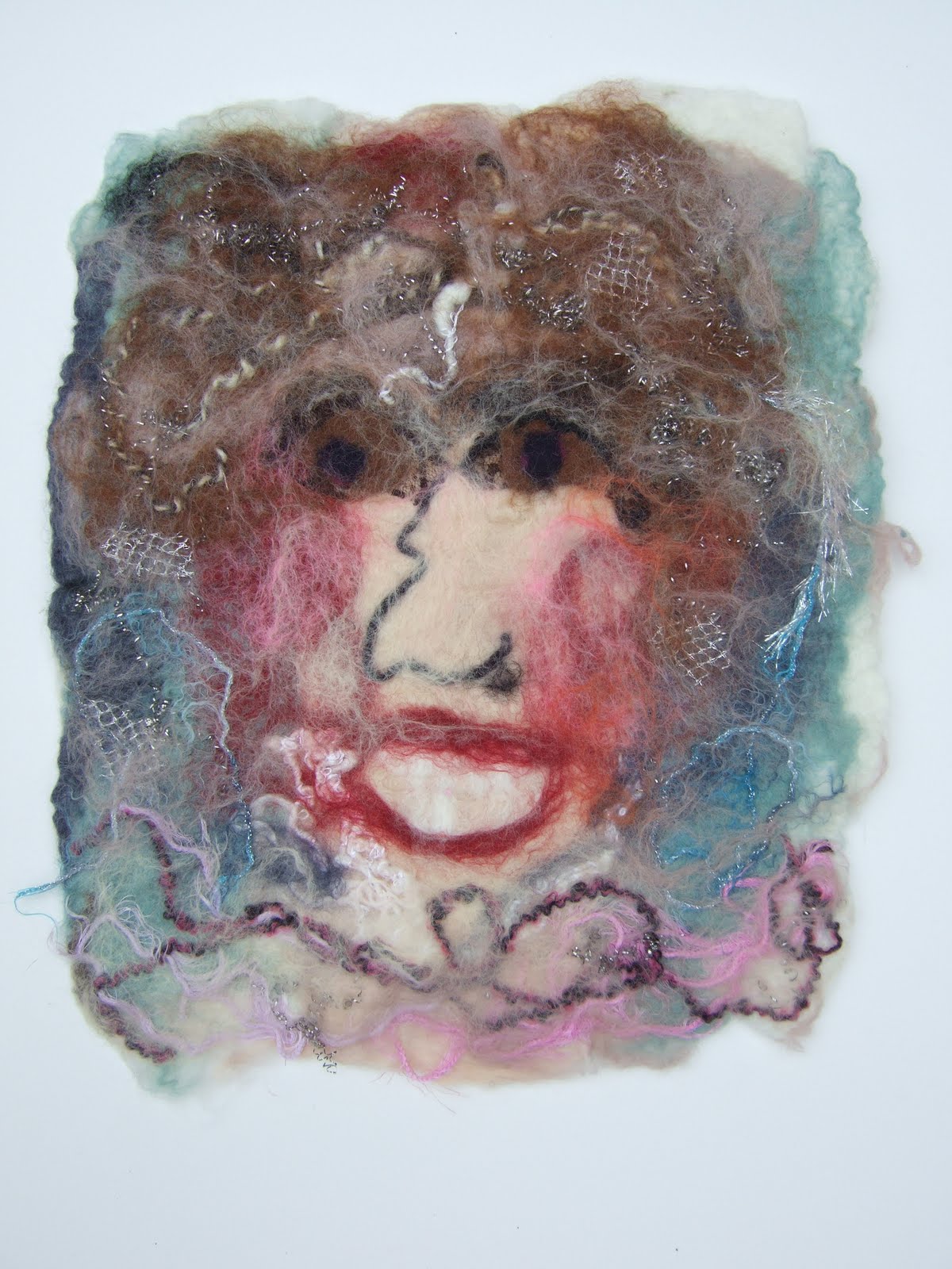 AllSensesArt Blog: Hand Felted Portraits and Stitched Photographs go on ...