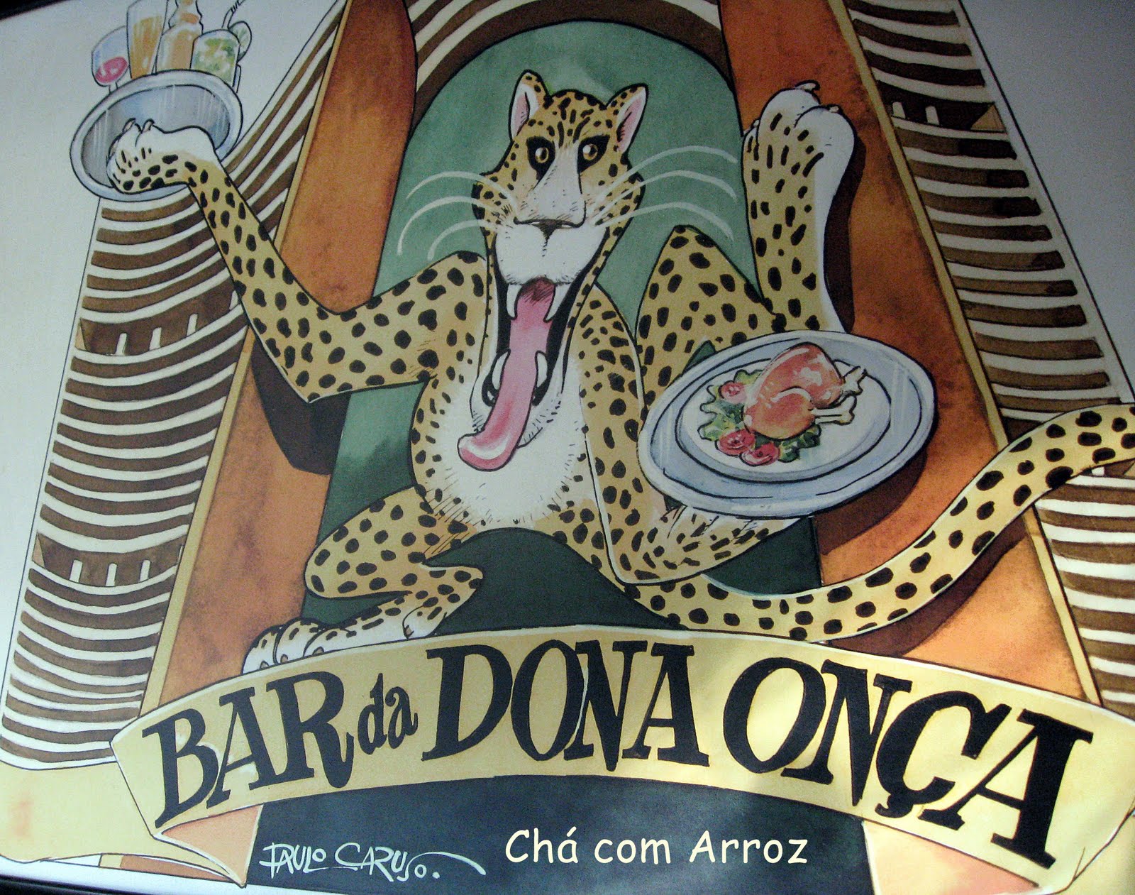 CHÁ COM ARROZ: Bar da Dona Onça - São Paulo