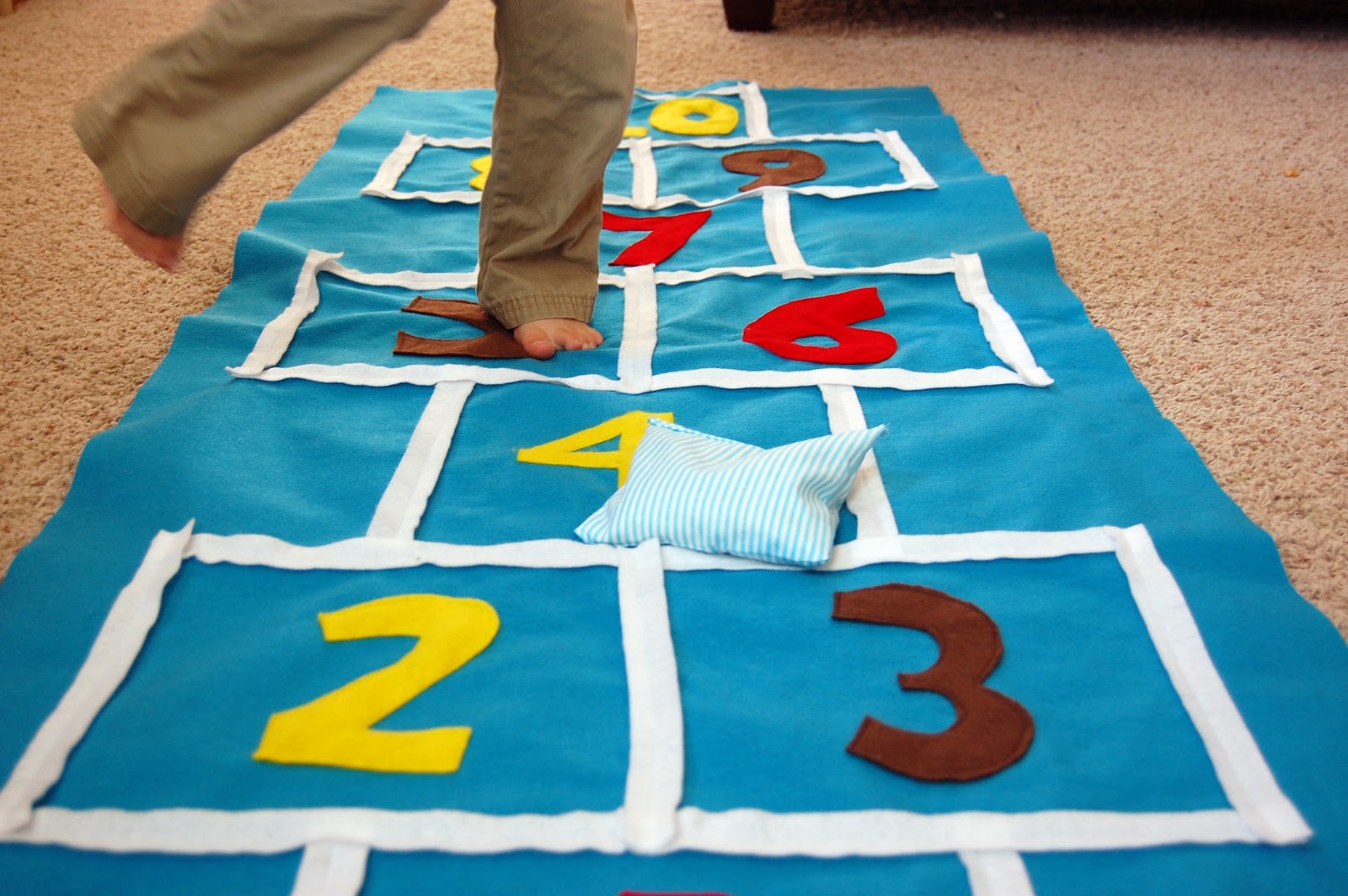 It's Good for the Heart: Hopscotch Mat