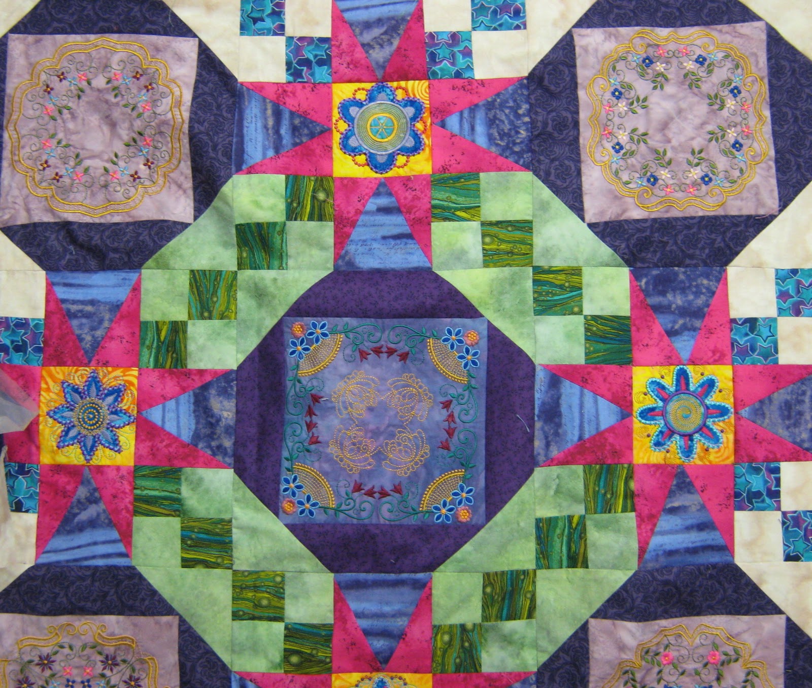 A Quilter Doing Machine Embroidery Embroidery Designs A Quilter Doing Machine Embroidery Embroidery Designs