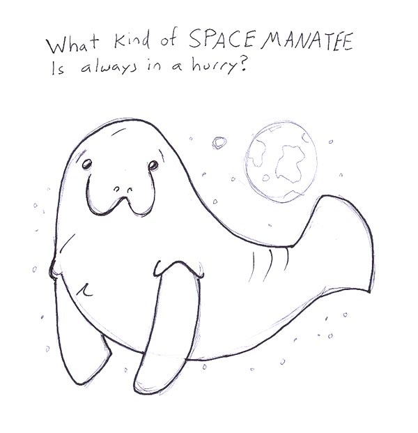 ART CHALLUUNGE is on hold...: Manatee / Russia / Space: ART