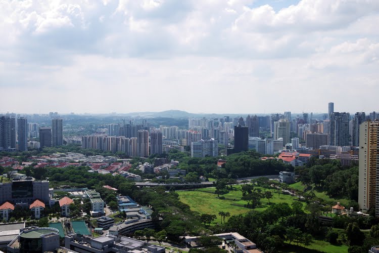 Urban patterns and matters: Bird's eye view from Pinnacle @ Duxton