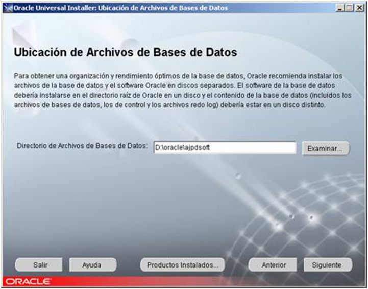 Manual de Oracle: Instalación de Oracle 9i
