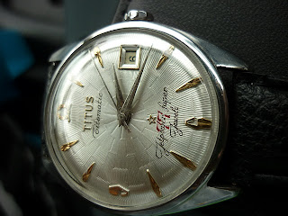 JAM OTAI. VINTAGE WATCHES: VERY SPECIAL DAY...TITUS TITOMATIC JETPOWER ...