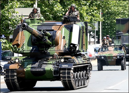 France AMX 30 AU F1 MBT And Nexter Caesar Artillery Truck ~ forcesmilitary