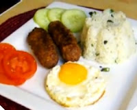 Longsilog (Filipino Sausage + Fried Rice + Egg) ~ Food Mega-Zine