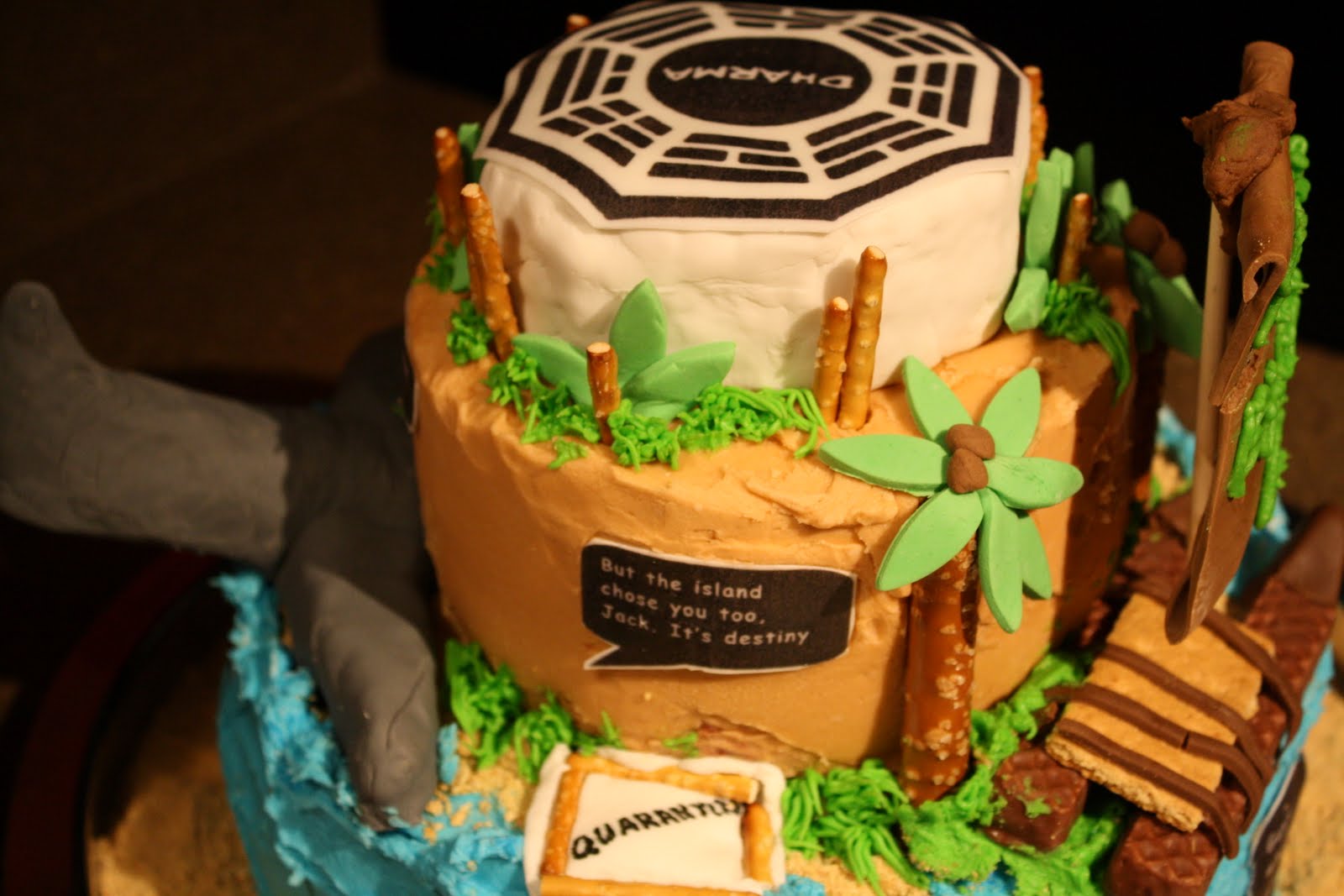 Sue's Sweet Creations: LOST TV Series Theme Cake