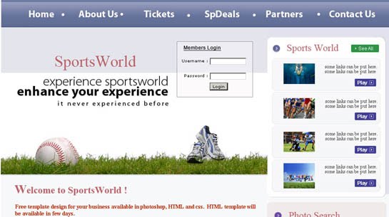 Digital Media 2: Example of screenshots website