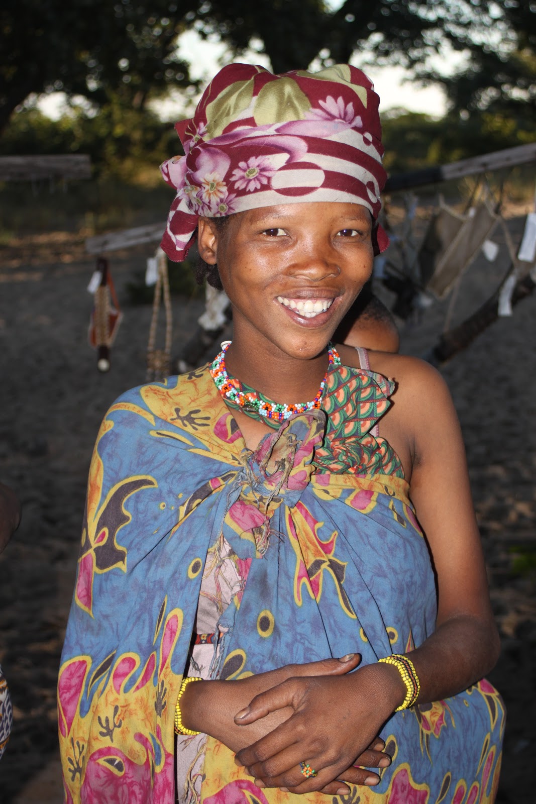 It's a wonderful WORLD !!!!: a young "SAN" lady - of the Ju / Hoansi ...