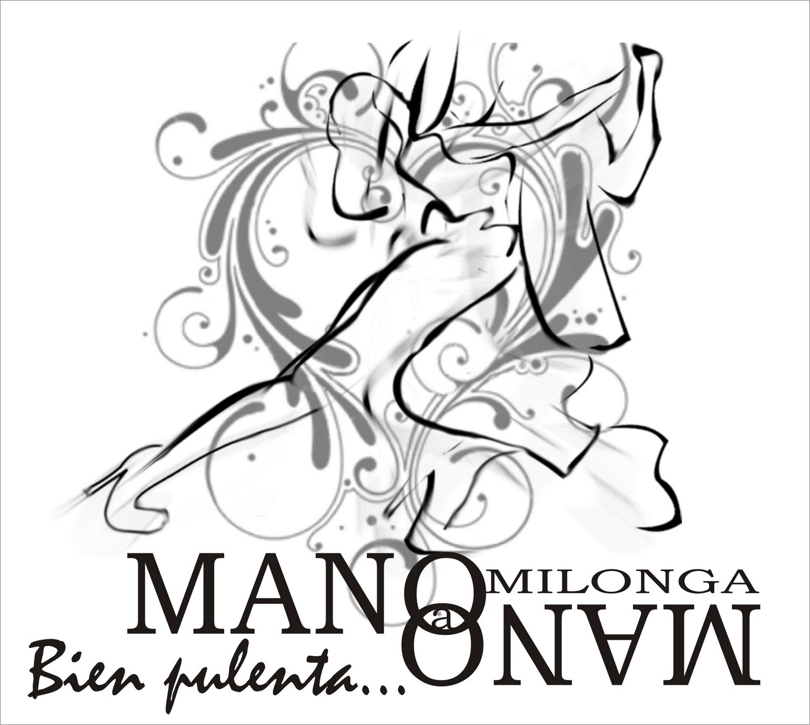 Arte y Diseño: Logo Milonga "Mano a mano"