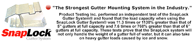 "Gutter Protection": LeafLock Gutter Protection System™ with the ...