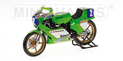 Racing Scale Models: Kawasaki KR 350 A.Mang 1981 World Champion GP 350 by Minichamps