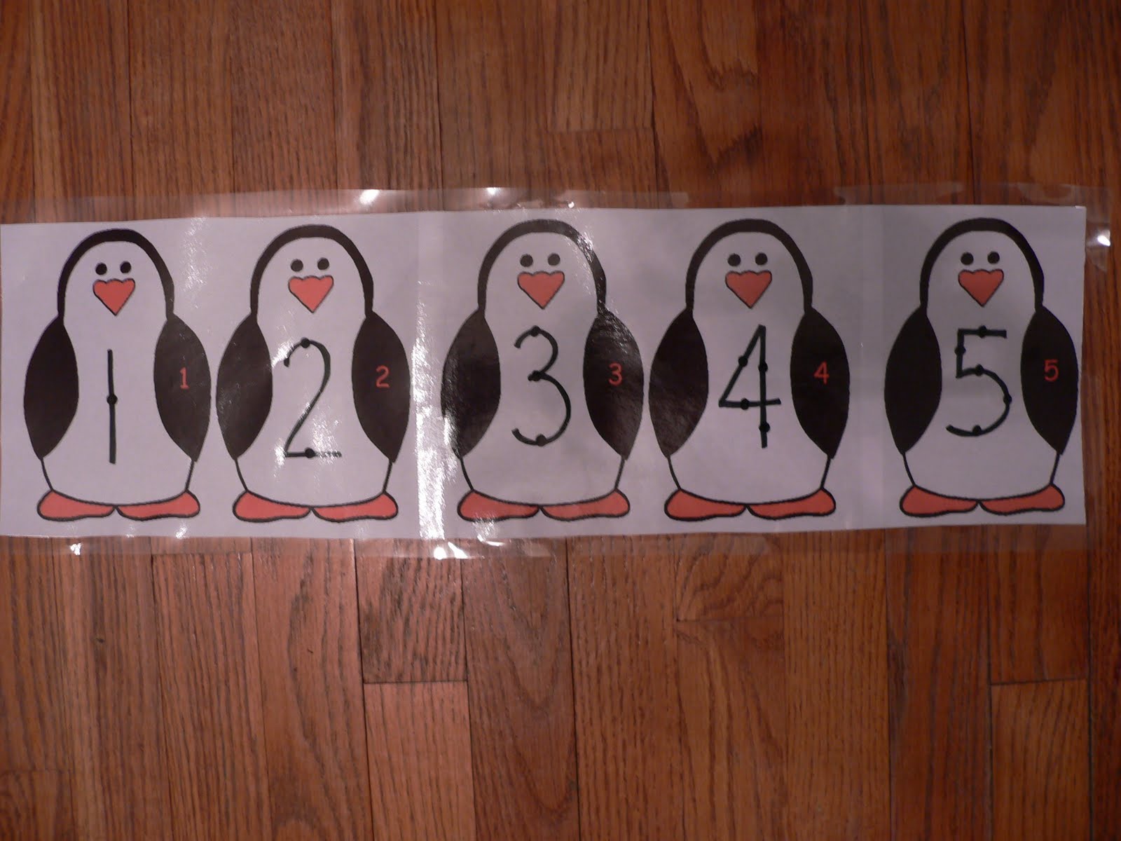 Preschool Mommy: Penguin Number Game
