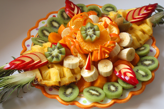Jardin Boulay: Assiette de fruits