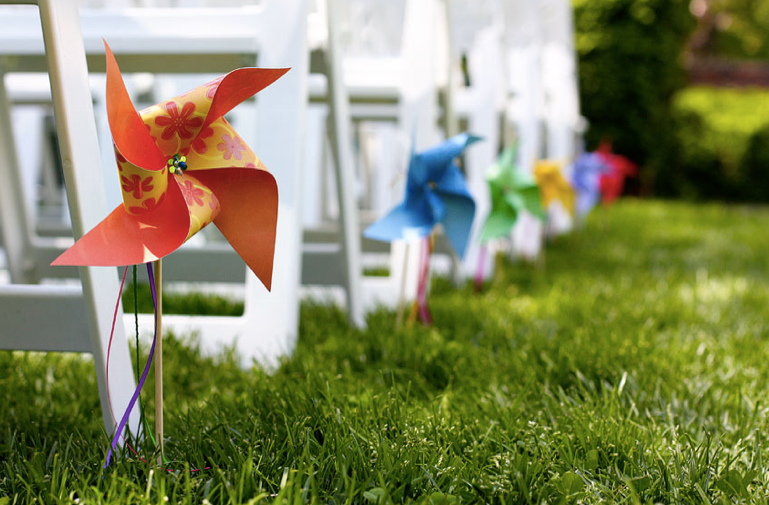 Bride Goggles: Pinwheel Pinwheel Spin Me Around
