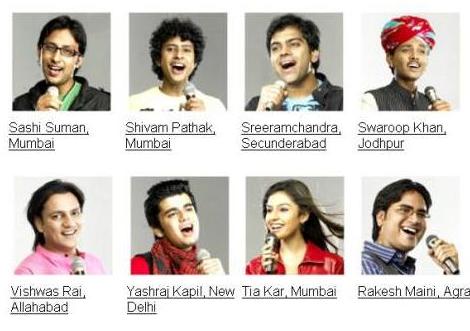 Indian Idol 5 2010: Top 16 Finalists Singers & Contestants Names ...