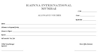 BANK OF RAINNA: ALLOWANCE VOUCHER