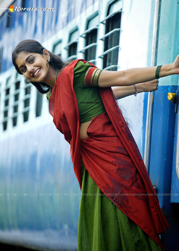 Meera Nandan Expose Navel In Green Half Saree ~ Film ActressMalayalam ...