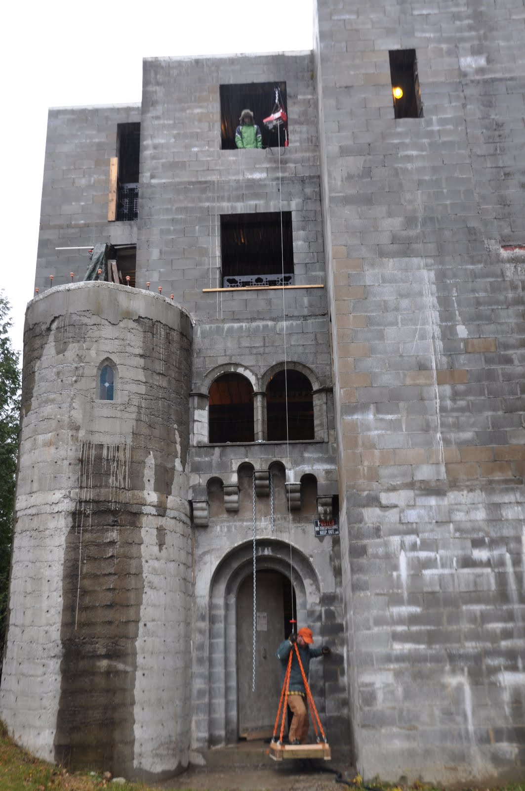 BUILDING AN ADIRONDACK CASTLE: November 2010