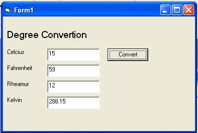 Free Clip of Tips: How to Convert Degree from Celcius to Another in VB ...