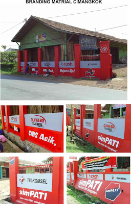 branding outlet Telkomsel Sukabumi | ANGGUNPRINT