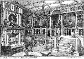 VICTORIAN INTERIORS AND MORE: THE FRONT HALL circa 1880