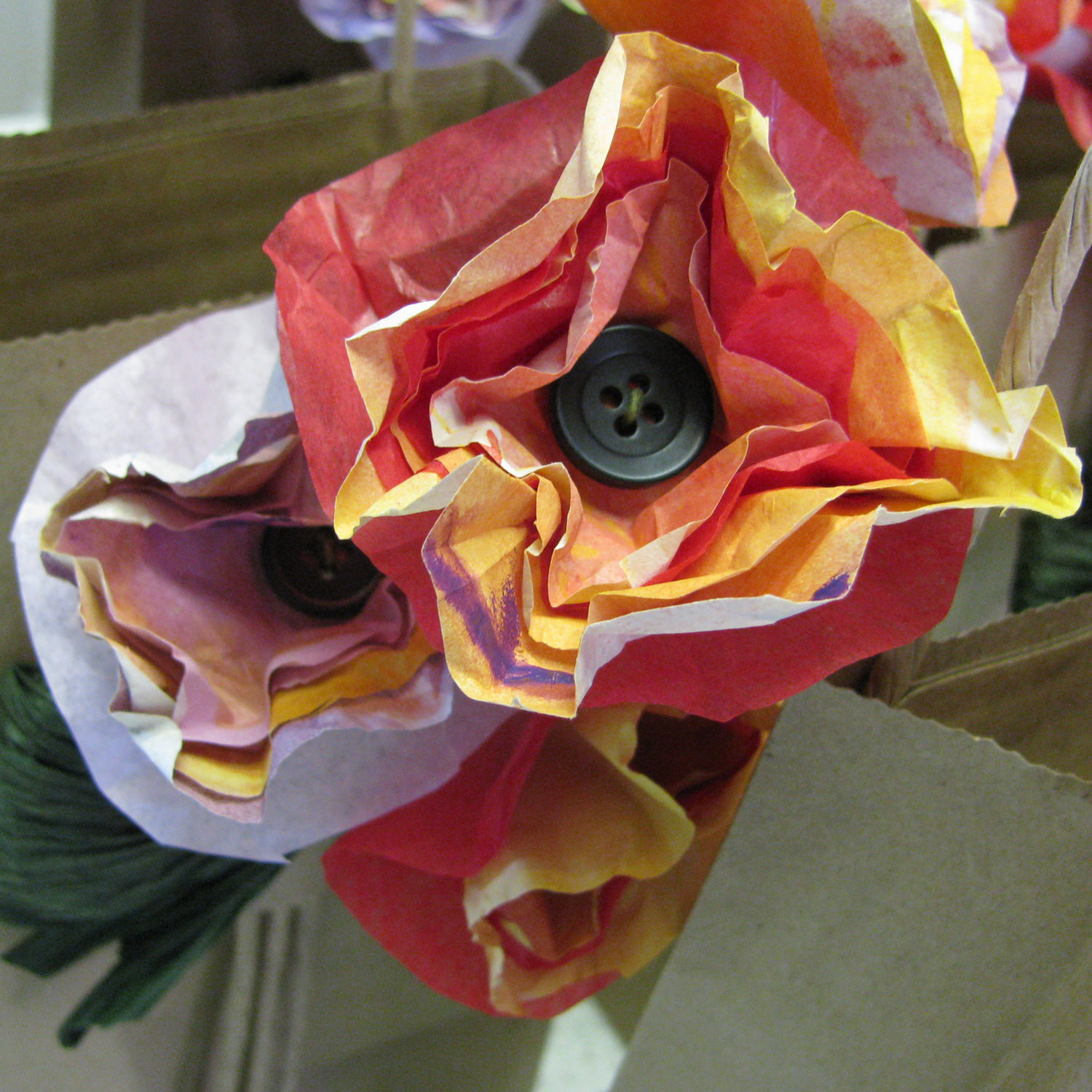 Teddy Started It!: Teacher Appreciation Gifts (And a Paper Flower Tutorial)