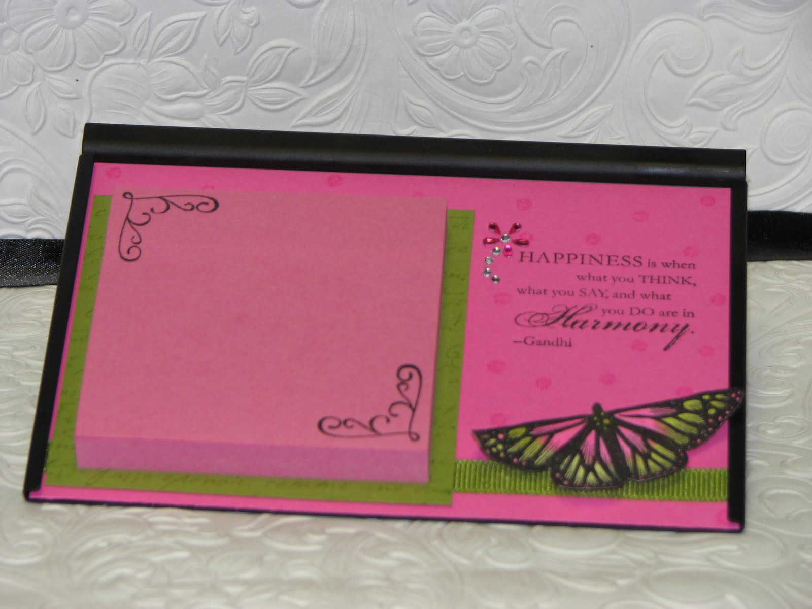 Rochelle's Craft Nook: Post-it note desk caddy!