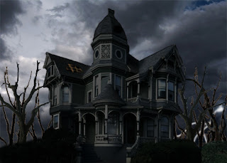 Reece's Pieces: creepy house that i made out of a noncreepy house.