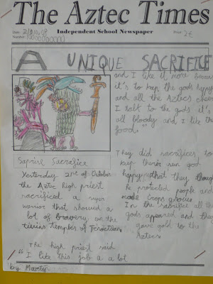 MAIREAD: AZTEC newspaper articles