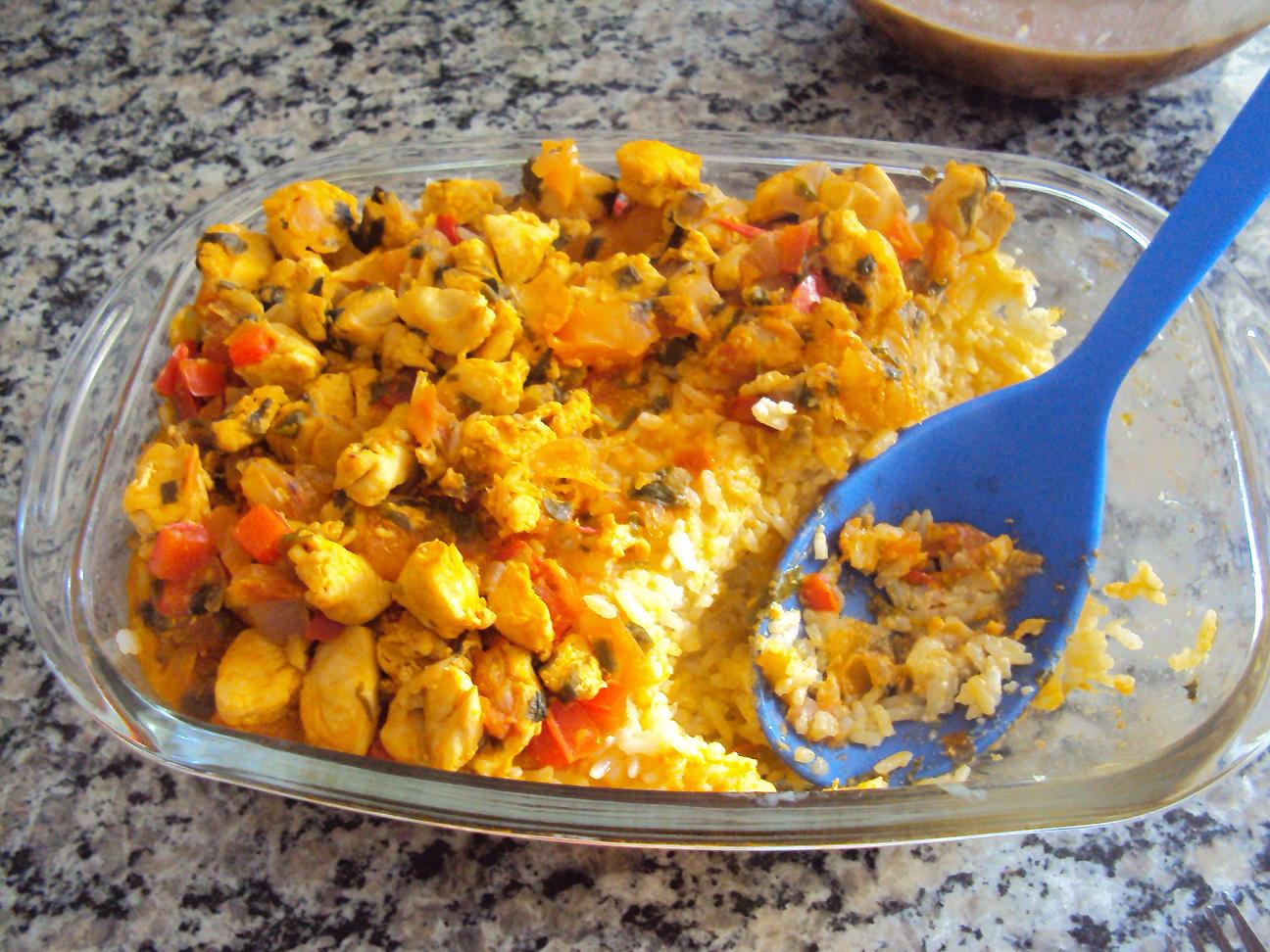 Helentown: Receitinha: Arroz com Frango de Forno