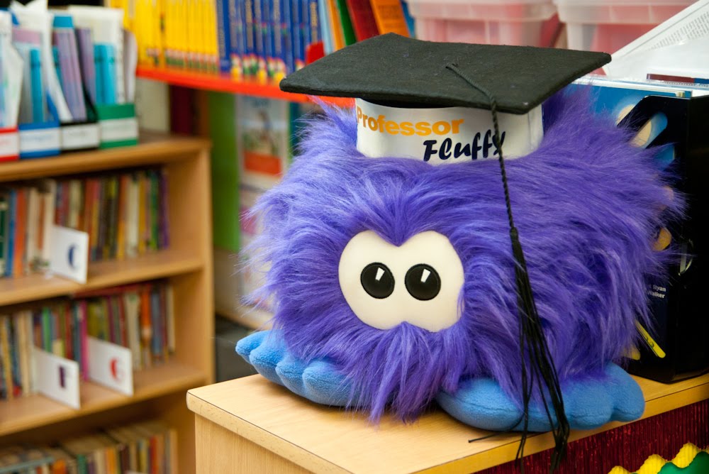 The Kitwell Year 5 Blog: Professor Fluffy Visits Class 5!