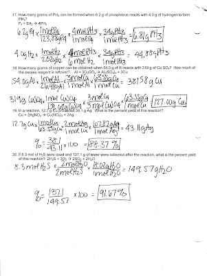 Accelerated Chemistry: mole review problems packet