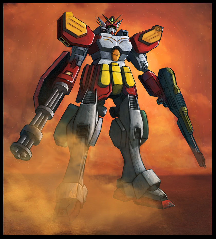 Anthony McKeown Illustration: Gundam Heavyarms
