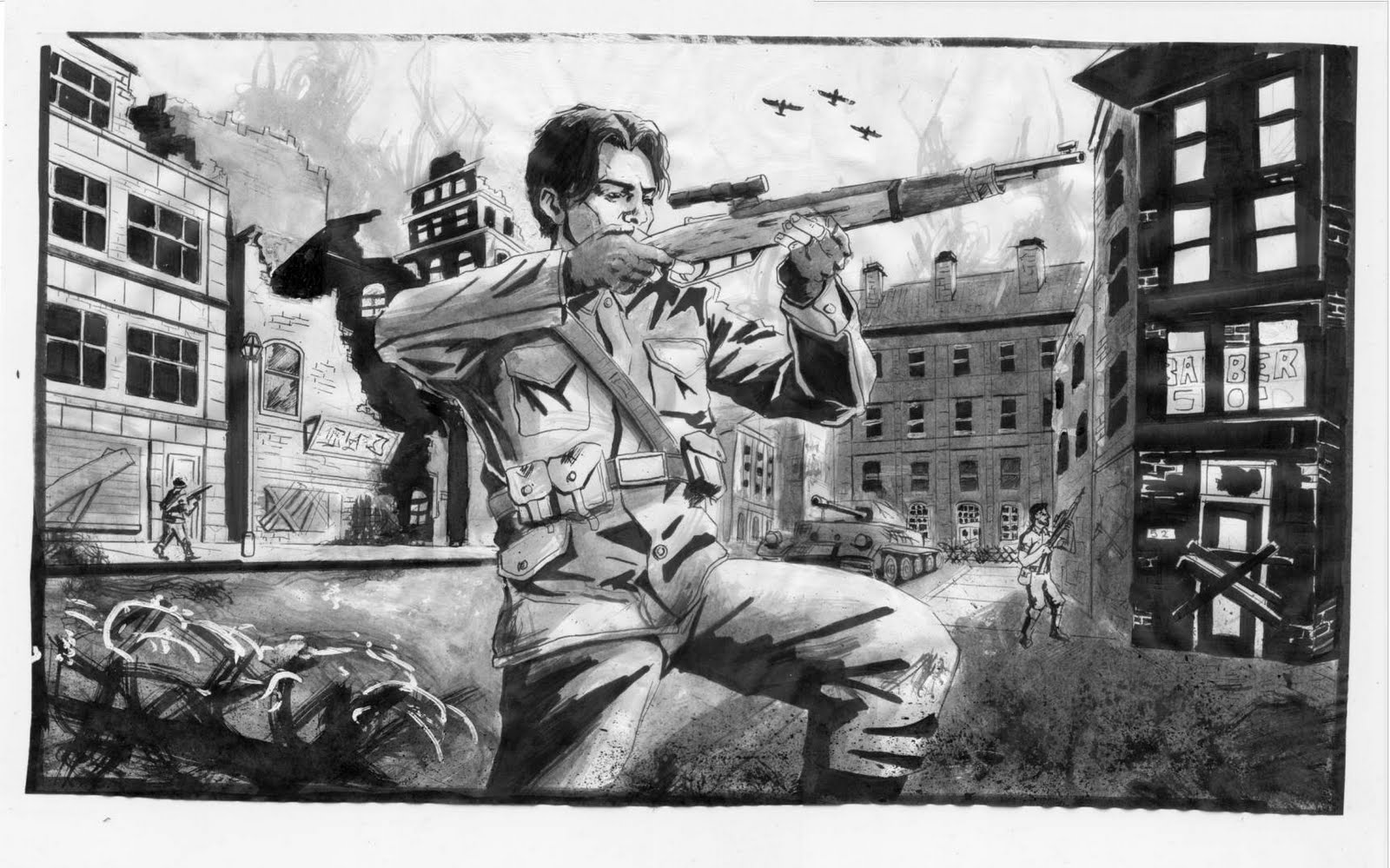 Anthony McKeown Illustration: Pen & Ink