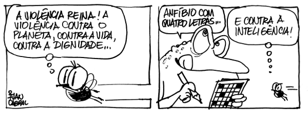 Sorriso Pensante-Ivan Cabral - charges e cartuns: Mosca Zezé - 011